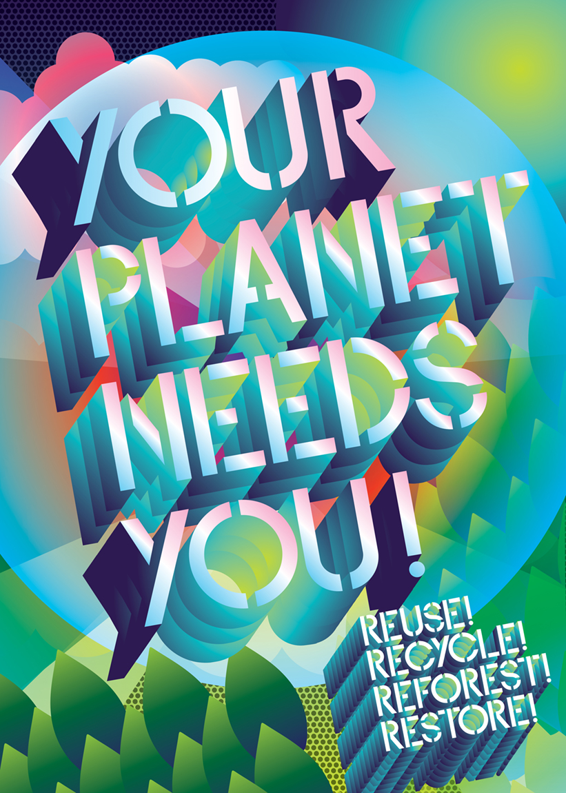TED x Artists For Climate Poster – [ Trevor Messersmith ]